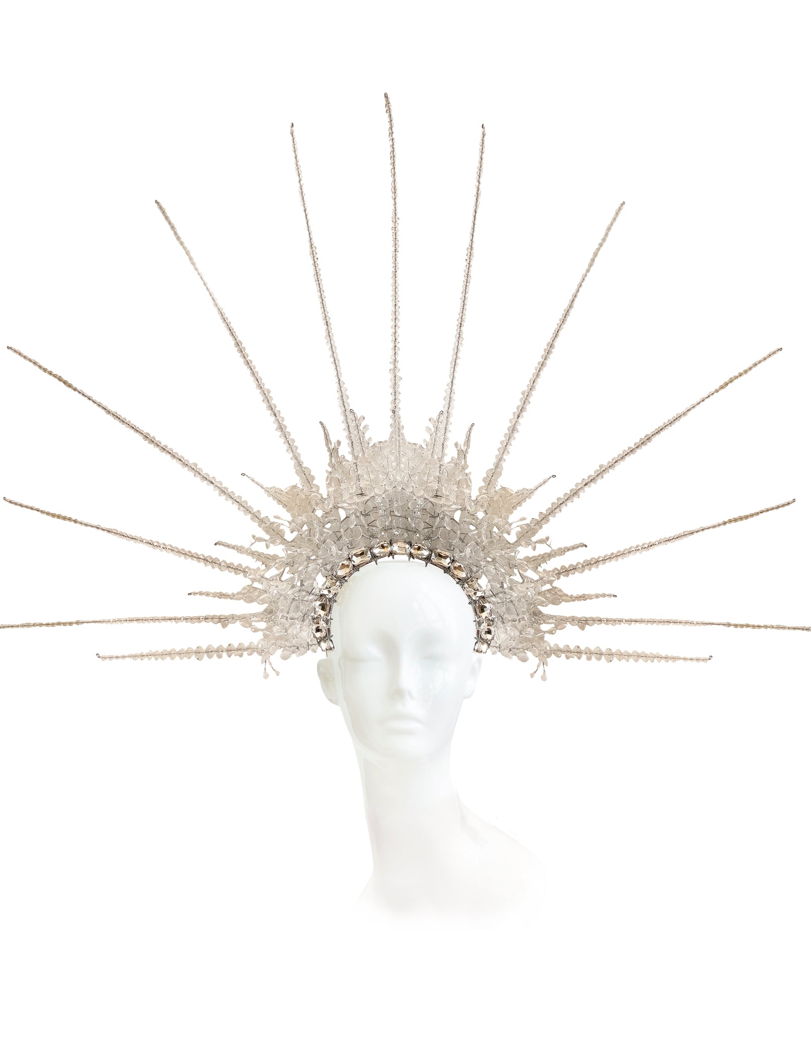 Clear Crystal Crown 3 – Laurel DeWitt Showroom